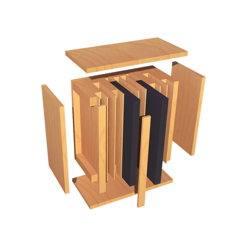 QDA-13 M | Modular Diffuser / Absorber - Acoustic Treatment