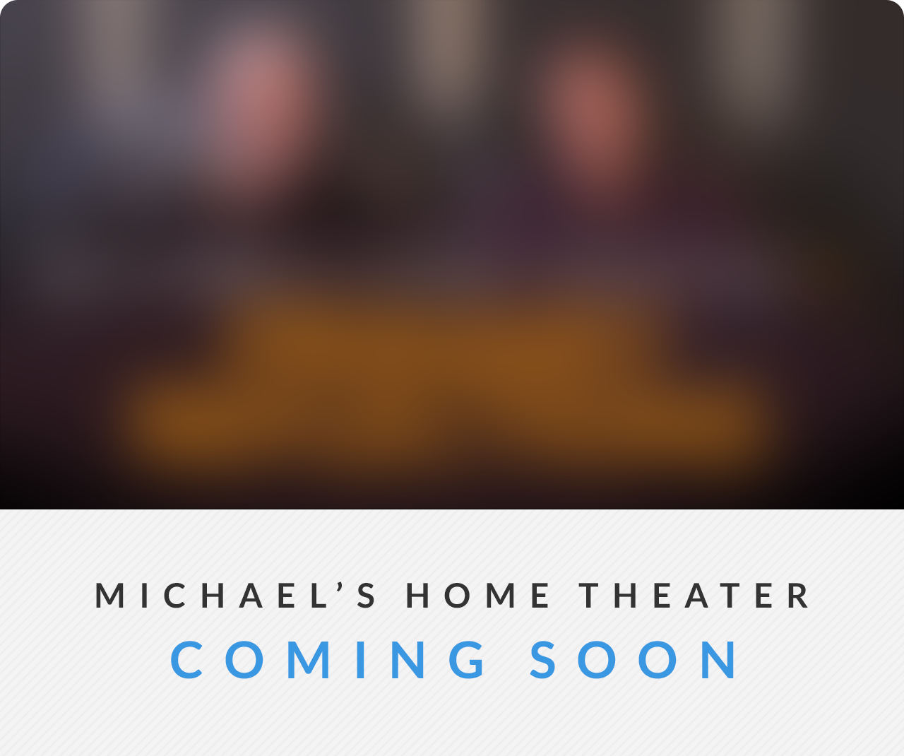 Michael's Home Theater Room – Acoustic Fields