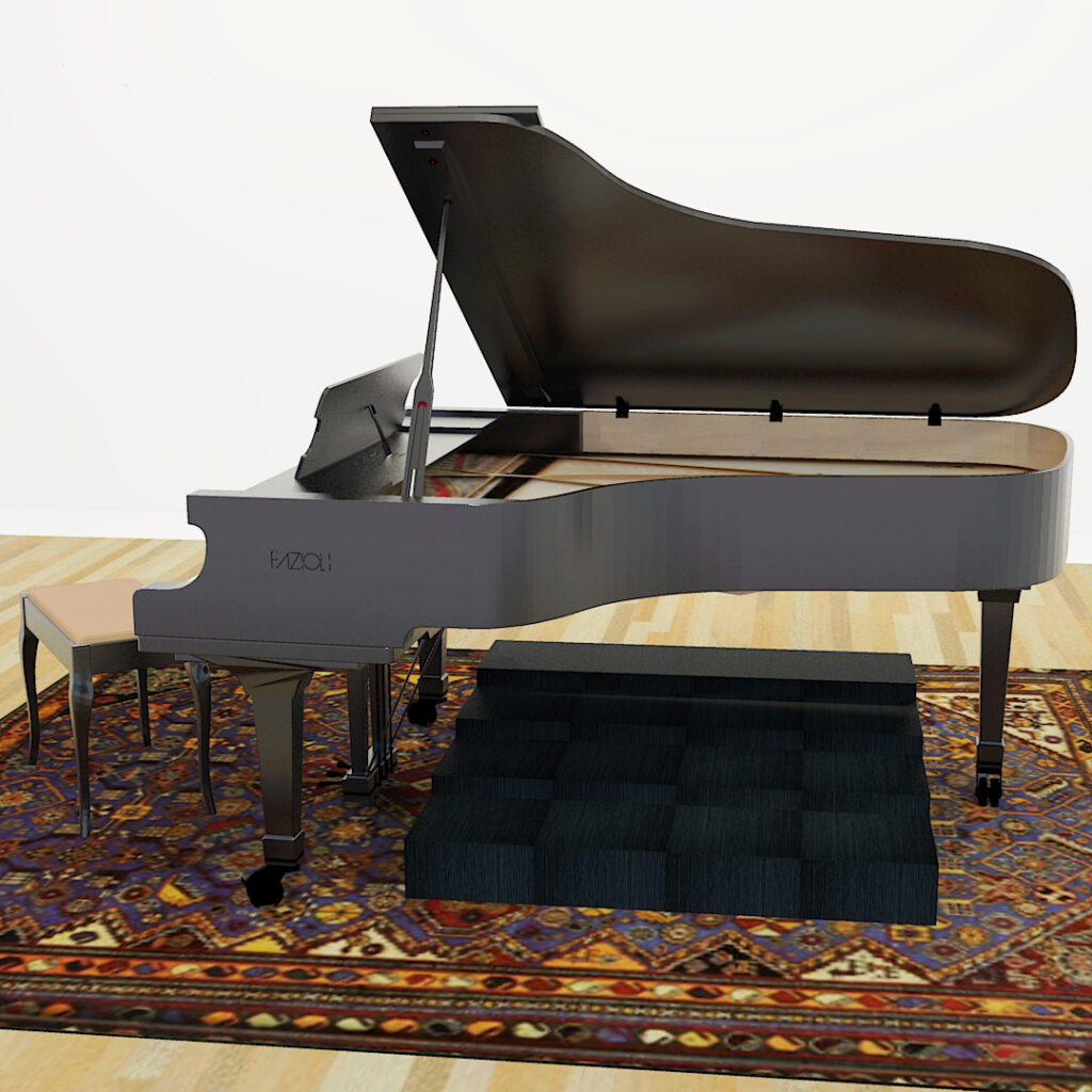 Piano Cubes – Acoustic Fields